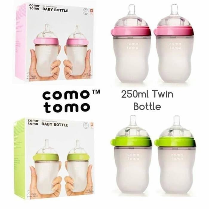 Jual Comotomo Botol Bayi 250 ml Twin Pack ( como tomo 1 pack isi 2 ...