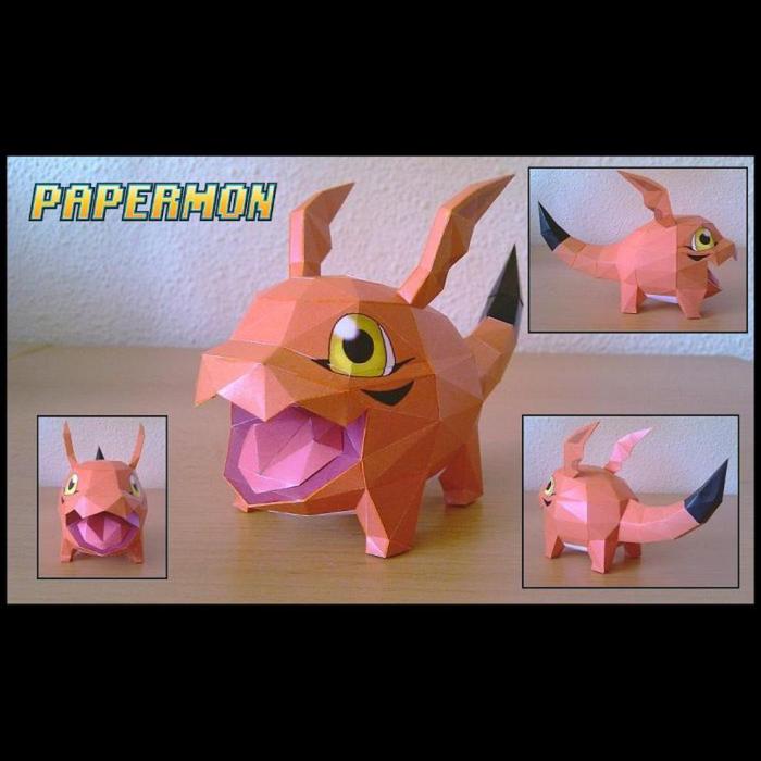 Jual Digimon Gigimon papercraft - Kab. Bekasi - Papercraft Tiviti ...