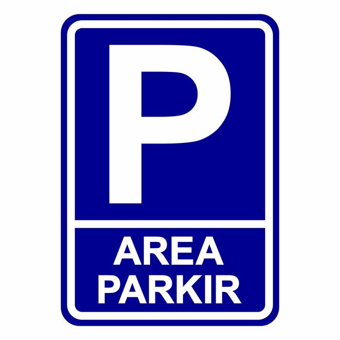 Promo Rambu Plang Area Parkir 35cm x 50cm Plat Alumunium - Kota Bandung ...