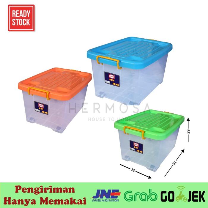 Promo Shinpo 111 CB 45 Container Sky Box Plastik 45 Liter Dengan Roda ...