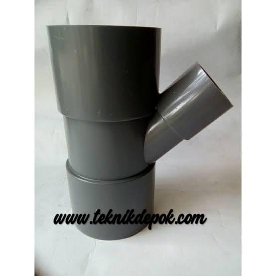 Jual Y Branch AW Rucika 2.5 x 2 Inchi TY 45 Derajat Fitting Pipa PVC ...