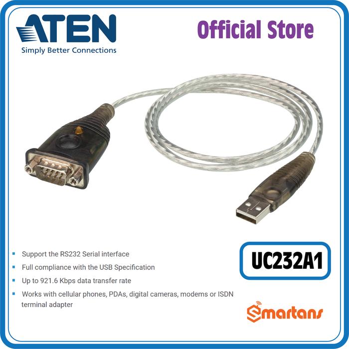 Jual Aten UC232A1 - 1M USB to RS-232 Converter - Jakarta Pusat ...