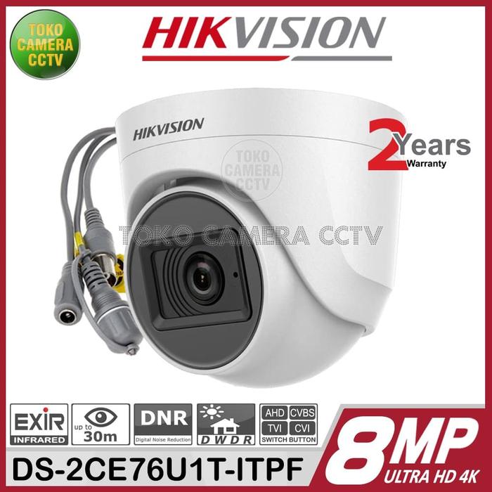 Jual KAMERA CCTV INDOOR HIKVISION DS-2CE76U1T-ITPF 8MP - Jakarta Barat - TOKO CAMERA CCTV ...