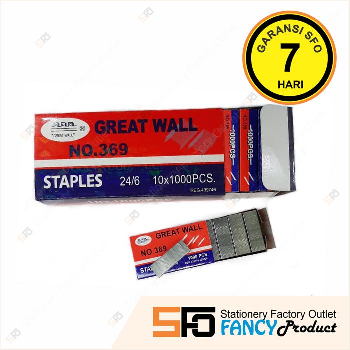 Jual Isi Staples Great Wall No.369 - Kota Semarang - Stationery Factory ...