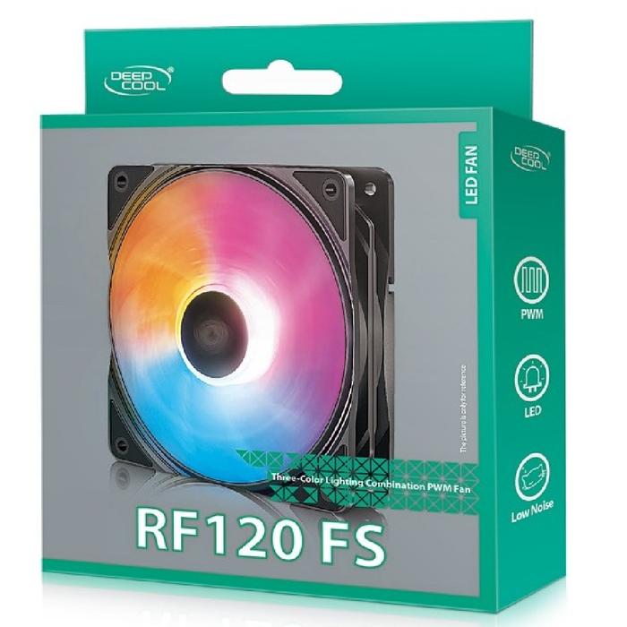 Jual Fan Casing DeepCool RF120 FS Three-Color Lighting Combination PWM ...