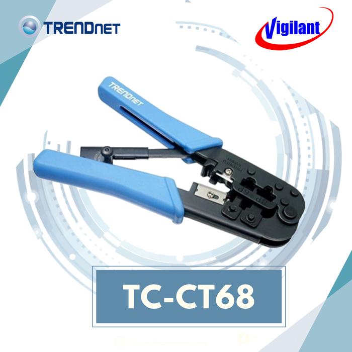 Jual TRENDnet TC-CT68 RJ-11/RJ-45 Crimp/Cut/Strip Tool - Jakarta Utara ...