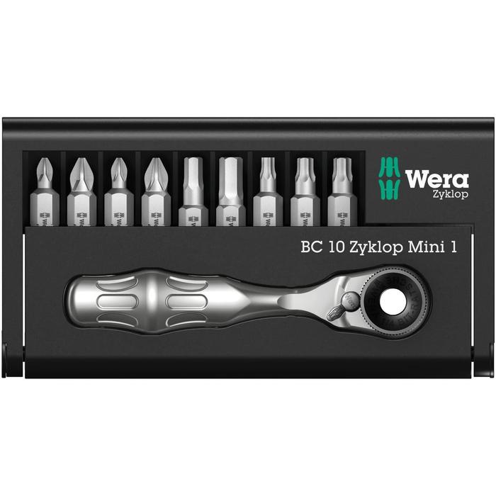 Jual Wera 05073645001 Bit-Check Zyklop Mini 1 Ratchet Bit Set/Obeng Bit ...