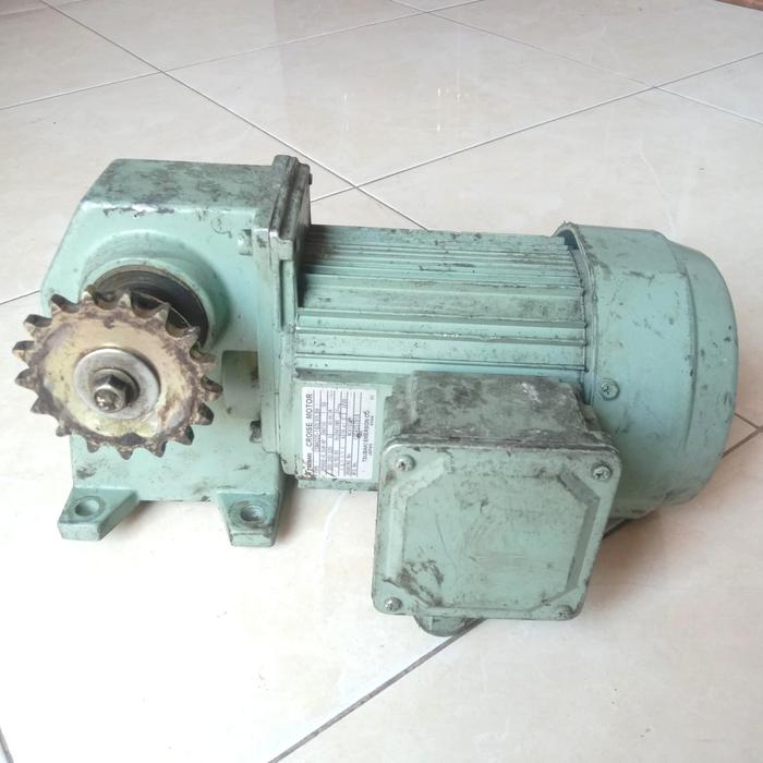 Jual AC motor gearbox - 220V - 3phase - ratio 1:50 - Tsubaki Emerson ...