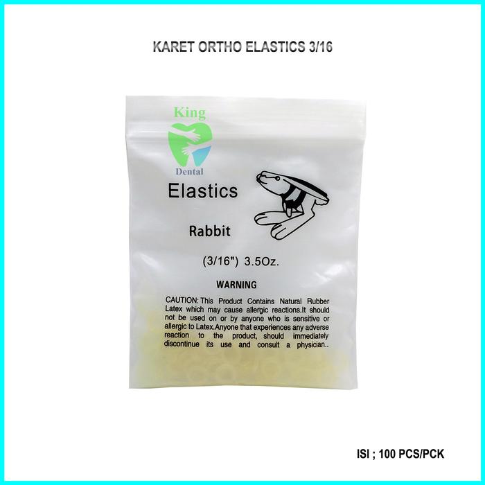 Jual Karet Elastik Behel Rubber Band Elastic Ortho - RABBIT - Kota ...