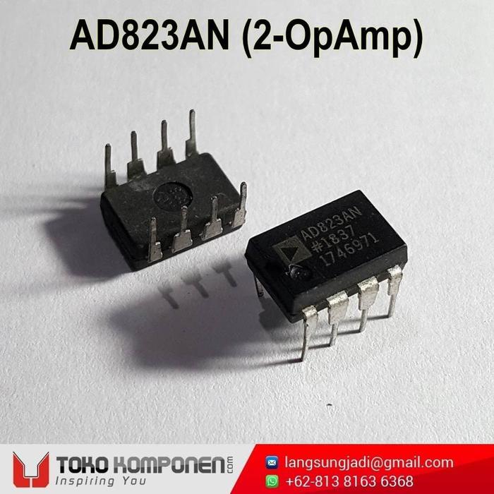 Jual Ad823an Ad823 Dual Opamp Lm4562 Lme49720 Ne5532 Tl072 Tl082 4558 4580 Di Seller Rumix ...