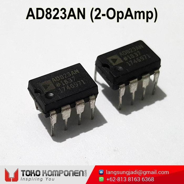 Jual Ad823an Ad823 Dual Opamp Lm4562 Lme49720 Ne5532 Tl072 Tl082 4558 4580 Di Seller Rumix ...