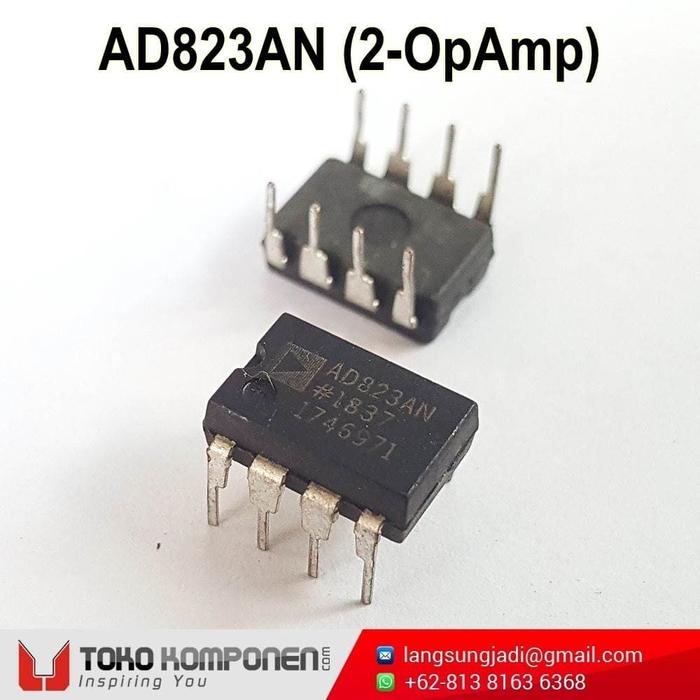 Jual Ad823an Ad823 Dual Opamp Lm4562 Lme49720 Ne5532 Tl072 Tl082 4558 ...