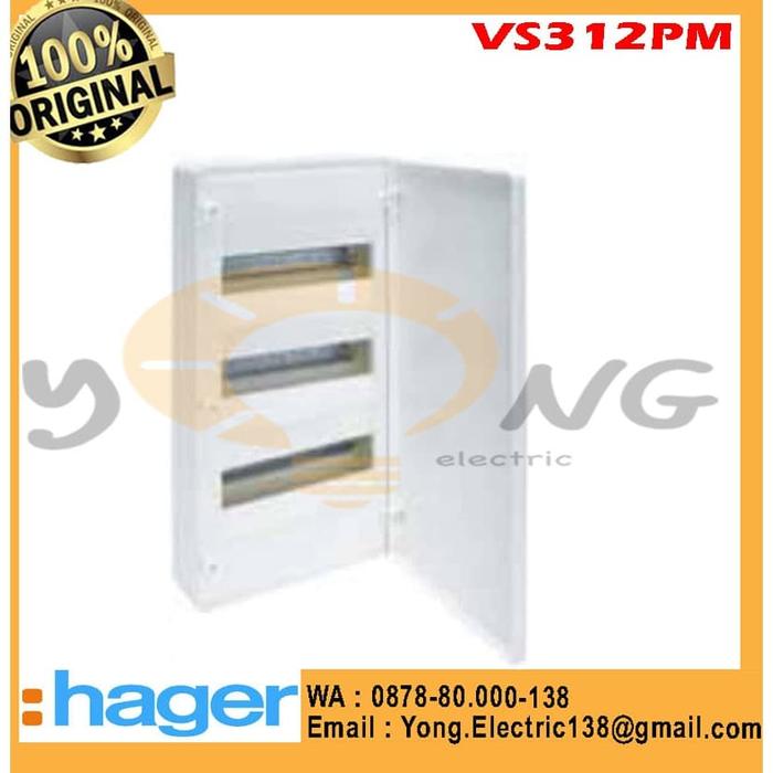 Jual Box Mcb / Box Sikring / Box Sekring Hager / VS312PM / Inbow VS 312 ...