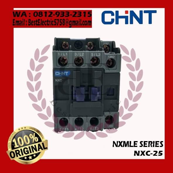 Jual Contactor CHINT / NXC-25 / NXC25/ Kontaktor CHINT 3P 11kW - Jakarta Pusat - Best Electric ...