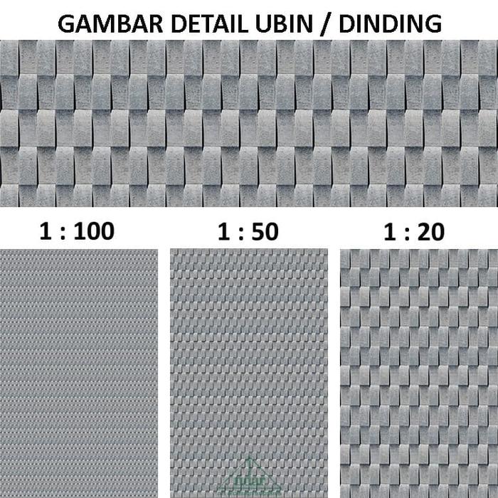 Jual Kertas Tekstur / Motif Ubin / Lantai / Dinding Berskala ...
