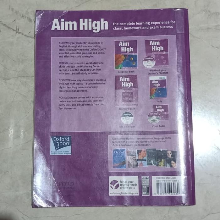 Jual Buku Bahasa Inggris Aim High Student's Book 3 Oxford Di Seller ...