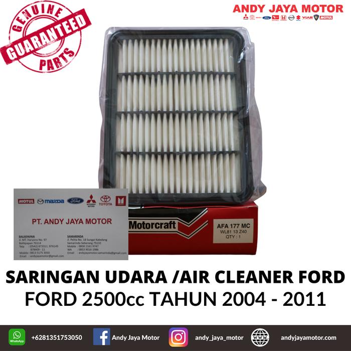 Jual SARINGAN UDARA / AIR CLEANER FORD RANGER 2500CC PN: AFA177MC ...