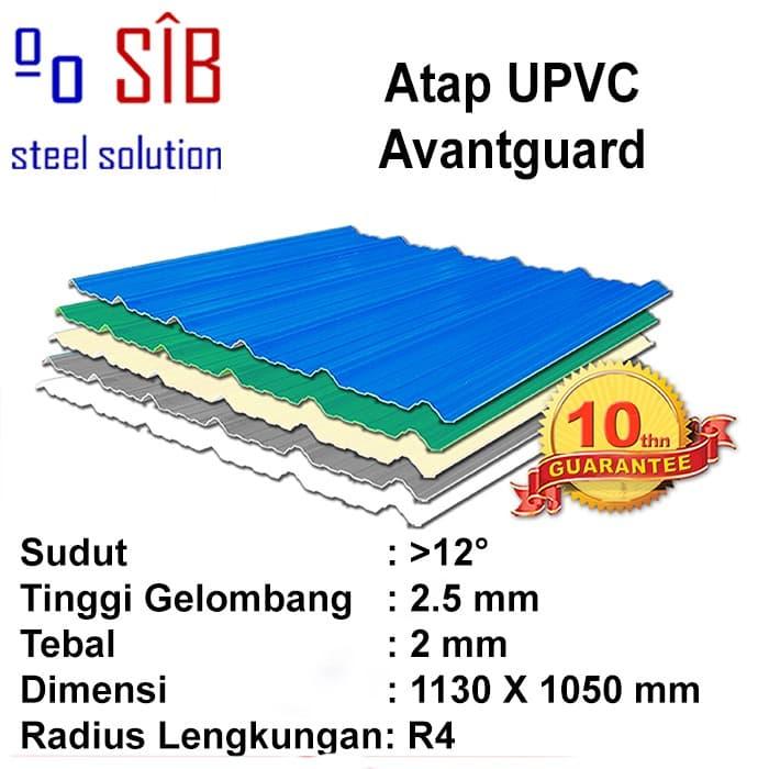 Jual Atap UPVC Avantguard Translite Tipe T Transparency 90%) (Call Us ...