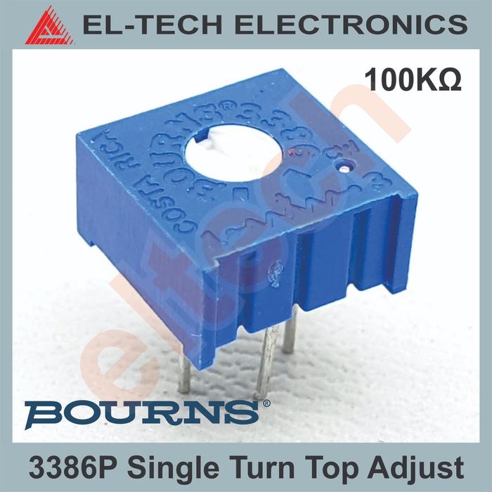 Jual 100K ohm 100 K ohm 3386P Singleturn Top Adjust Trimpot ...