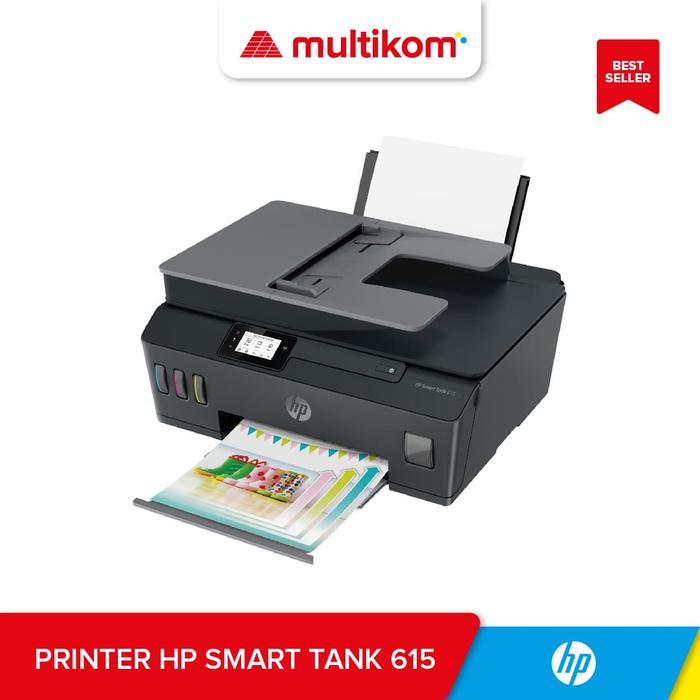 Promo HP Smart InkTank 615 Wireless print scan copy fax ADF Printer ...
