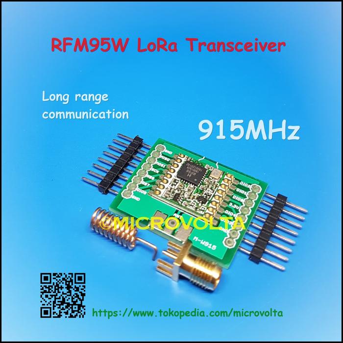 Promo RFM95W RFM95 915MHz LoRa Transceiver Module - Kota Bandung ...