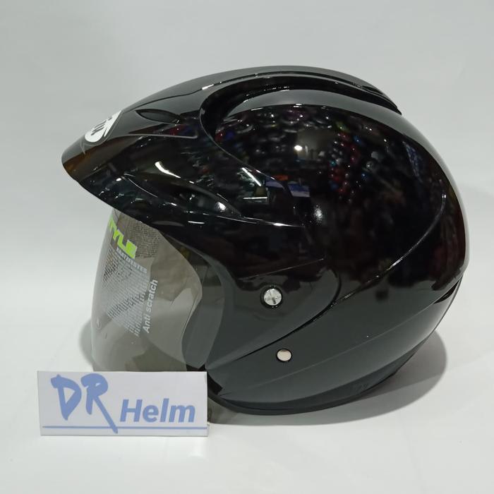Jual HELM HIU NICO BLACK SOLID HITAM GLOSSY - Jakarta Selatan - dr helm ...