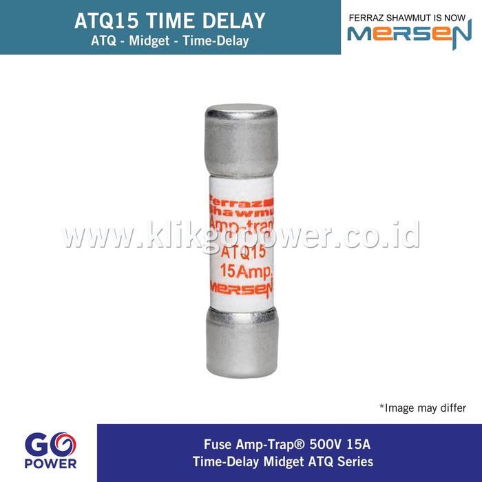 Jual FUSE AMP-TRAP MERSEN (FERRAZ SHAWMUT) 500V 15A ATQ15 - Jakarta ...