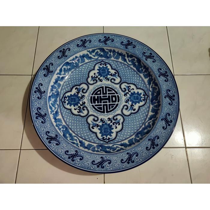 Jual Keramik Pajangan Piring Antik Motif Tulisan Happyness - Jakarta ...