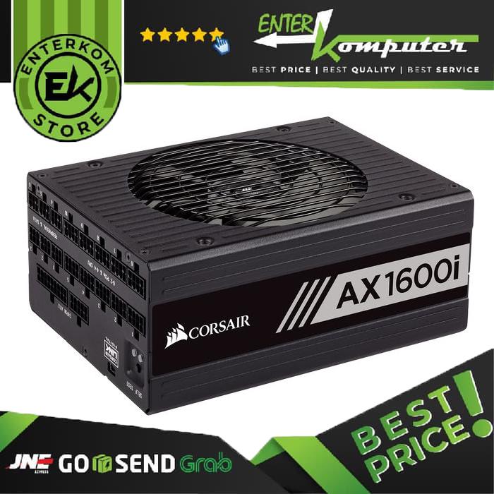 Jual Corsair Ax Series Digital 1600w Fully Modular Ax1600i - Titanium ...