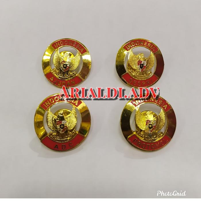 Jual pin kerah disepuh emas pin PROTOKOL/AJUDAN/SESPRI/ADC - Jakarta ...
