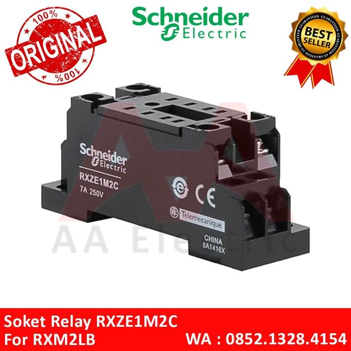 Jual Soket Relay RXZE1M2C Untuk relay RXM2LB Schneider - Jakarta Pusat - AA Electric Online ...