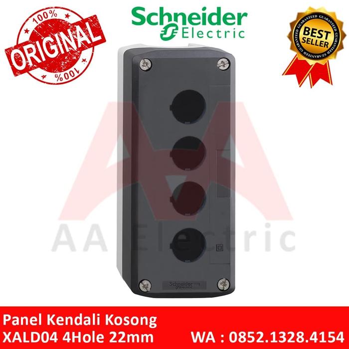 Jual Panel Kendali Kosong / Box Push Button 4 Lubang 22mm XALD04 ...
