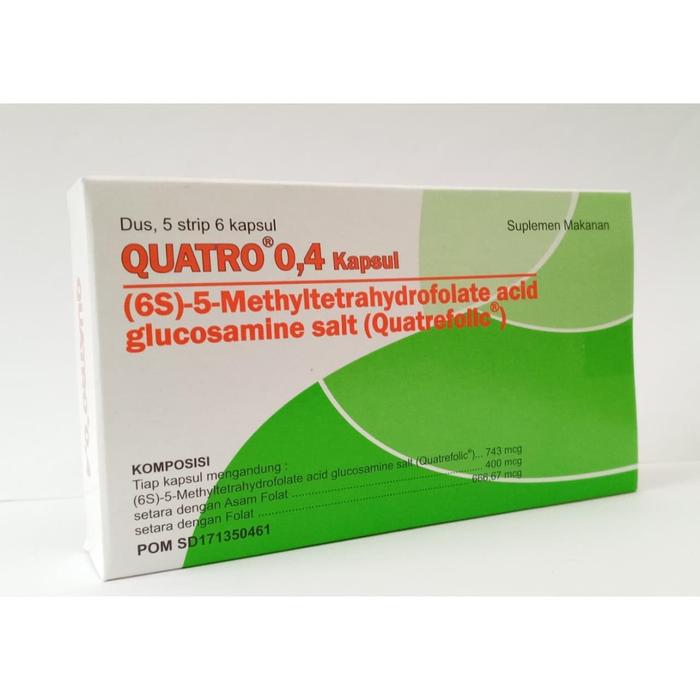Jual QUATRO 0.4 0,4 MCG - Asam Folat 0,4 mcg - Kota Bandung - Yakin ...