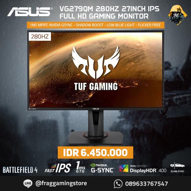 Jual Asus TUF VG279QM HDR 27inch 280Hz FHD G-SYNC IPS Panel Gaming ...