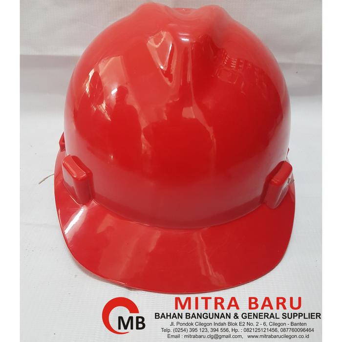 Jual Helm Proyek NSA / Helm Safety - Merah - Kota Cilegon - Mitra Baru ...