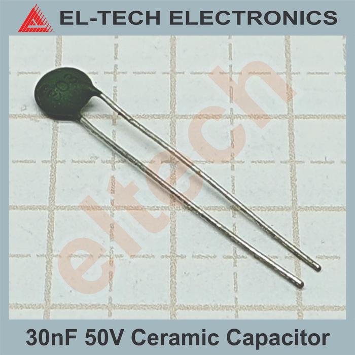 Jual 30nF 30 nF KpF Nano Farad Ceramic Keramik Capacitor Kapasitor ...
