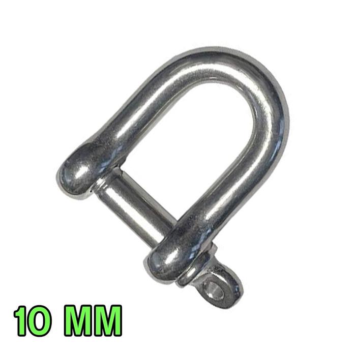 Jual Segel D 10mm SS304 Shackle D 10mm Stainless Steel Sekel D-Shackle ...