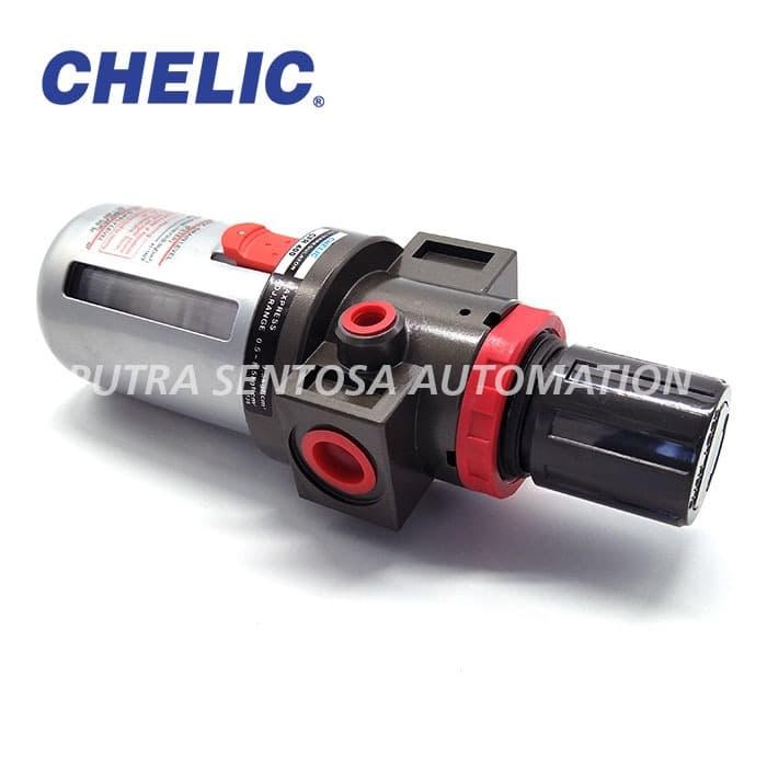 Jual AIR FILTER REGULATOR 3/8" 5MICRON AUTO DRAIN CHELIC BFR-300-A ...