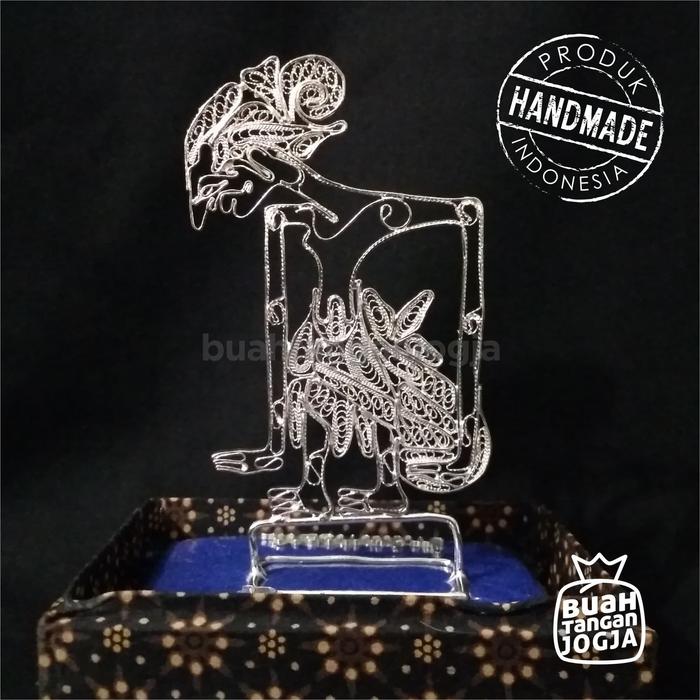 Jual Miniatur Wayang Puntadewa Lapis Perak - Kerajinan Khas Kotagede Jogja - Kab. Bantul ...