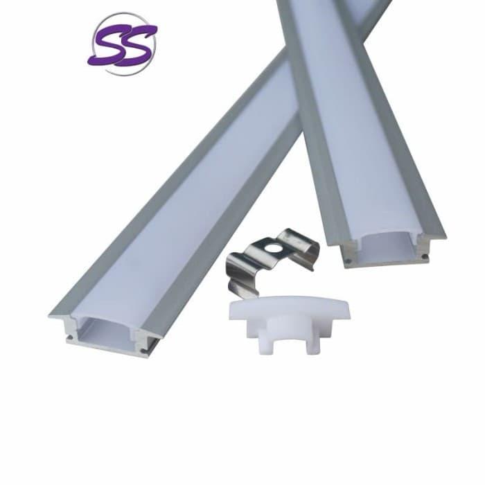 Jual LED Profile Cover Casing Rumah Kap Housing LED Strip Rigid ...
