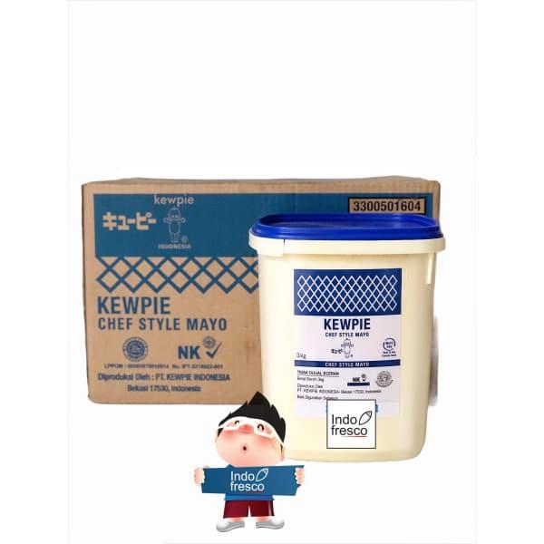 Jual Kewpie Chef Style Mayo- Mayonnaise 3Kg 1Dus- KHUSUS GOSEND ...