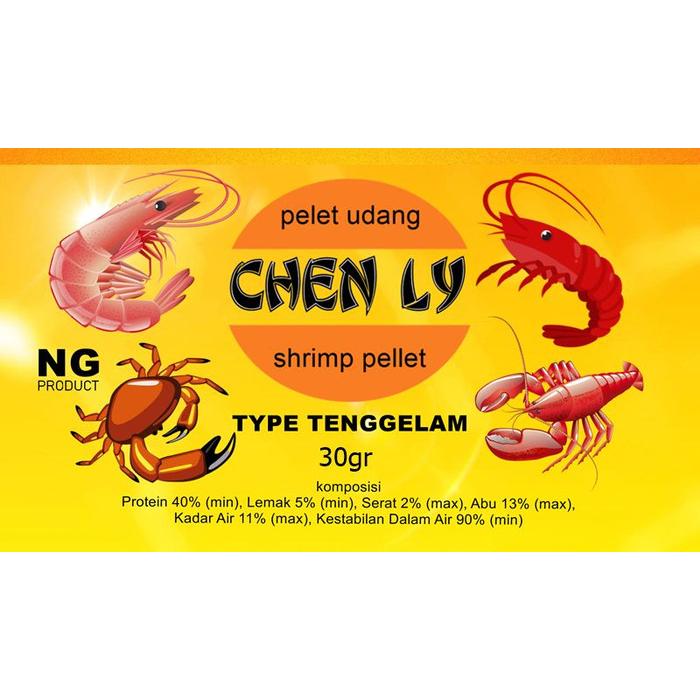 Jual chen ly makanan Pakan Ikan Dasar Lobster Udang Sinking tengelam ...