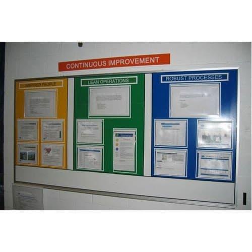 Jual PAPAN informasi Transparan board wall tempel dinding warna - Kota ...