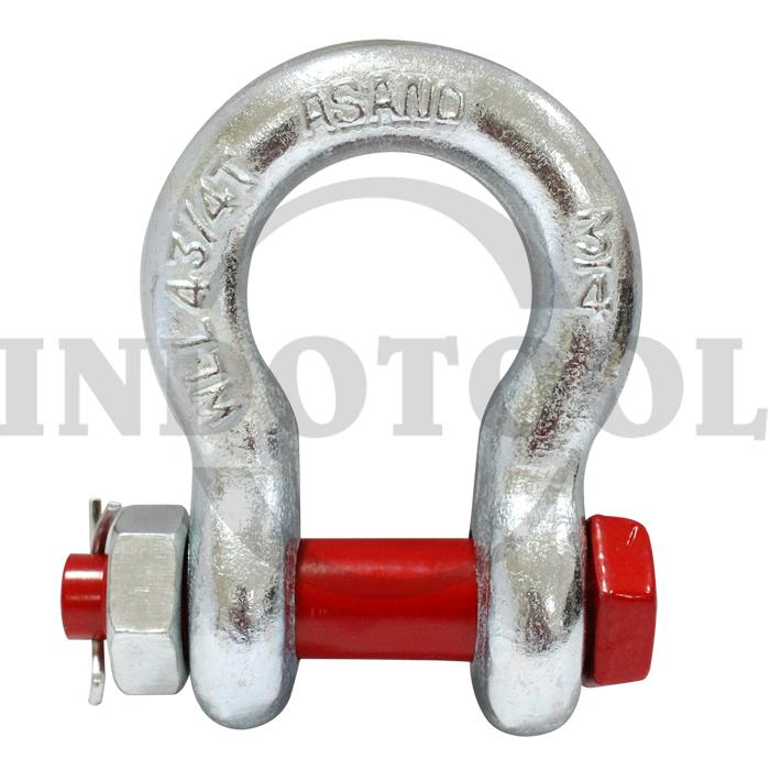 Jual BOW SHACKLE OMEGA G2130 1.5 TON - 7/16" / SEGEL OMEGA ASANO - Kota ...