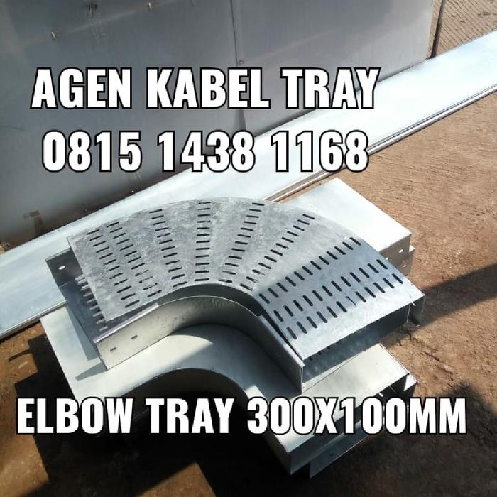 Jual ELBOW TRAY - PERFORATED W300XH50MM HOTDIP GALVANIS 90° Deg ...