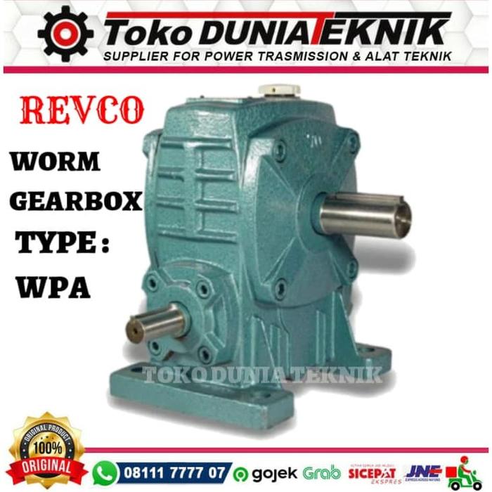 Jual WPA 70 RATIO 10,20,30,40,50,60. GEARBOX REVCO/HRF HARGA PROMO ...