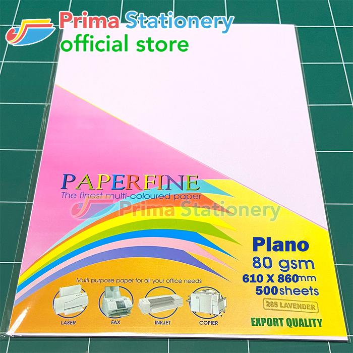 Promo Kertas HVS Warna Paperfine Plano Warna Muda Isi 500 Lembar ...