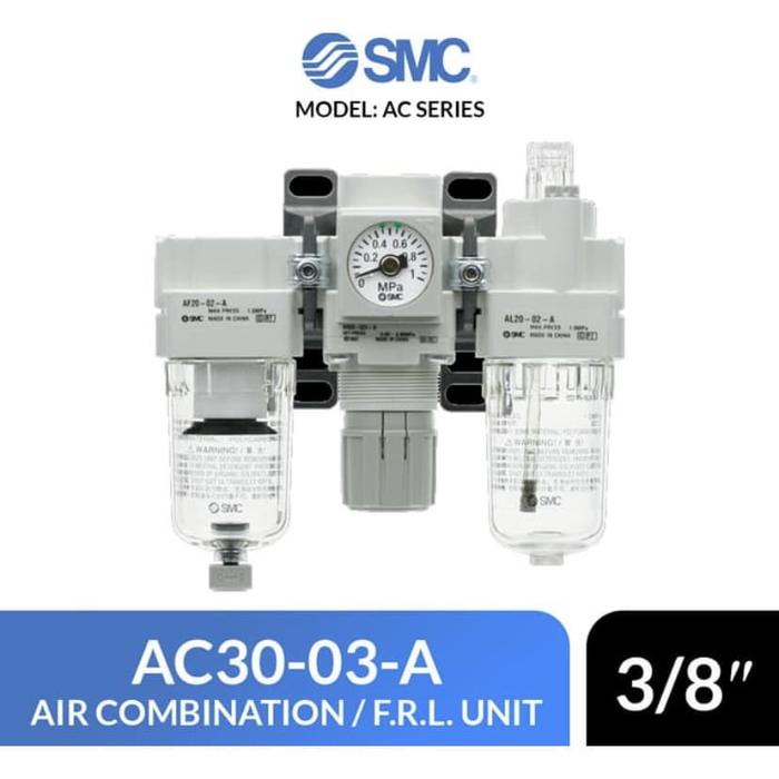 Jual SMC AC30-03-A Air Combination / FRL Unit Drat 3/8" - Jakarta Barat ...