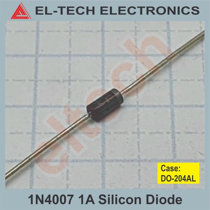 Jual 1N4007 General Purpose Plastic Rectifier Diode Penyearah 1A 1000V - Kota Surabaya - ELTECH ...