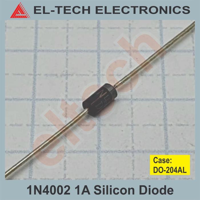 Jual 1N4002 General Purpose Plastic Rectifier Diode Penyearah 1A 100V ...